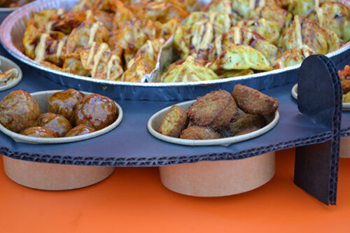BORRELSCHAAL INCL DUMPLINGS grote schaal 60CM √ hapjes √ dumplings ...